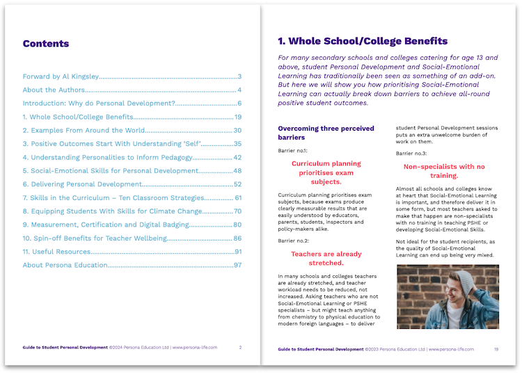 Guide to Student Personal Development - Persona Education blog